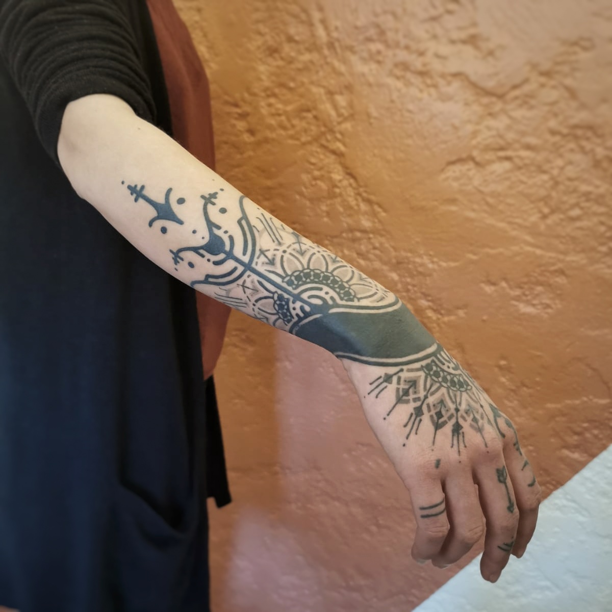 Mandala And Geometric Tattoo For An Ornamental Style In Dubin