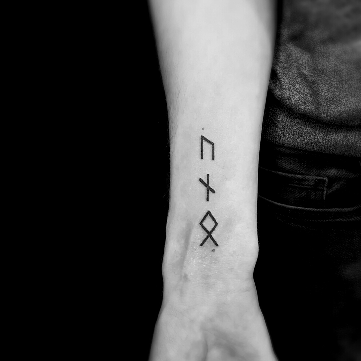 Script and quote tattoo placement - The Black Hat Tattoo Dublin